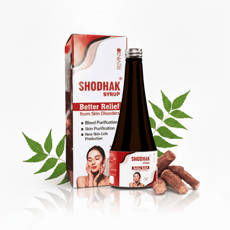 Shodhak Syrup - Blood Purifier for Acne, Eczema & Psoriasis
